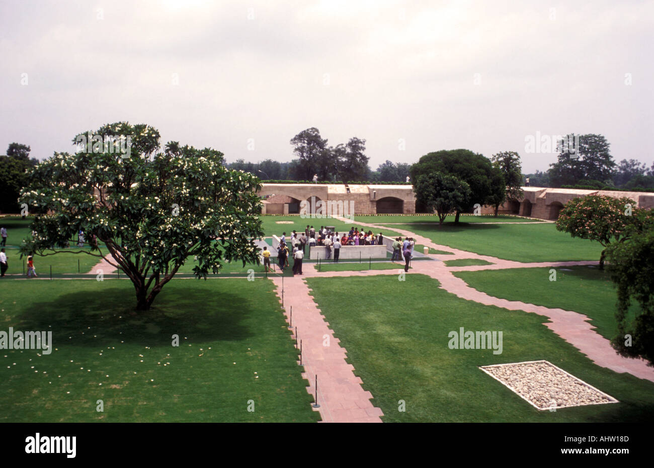 Mahatma Gandhi Memorial Raj Ghat in New Delhi Stock Photo - Alamy