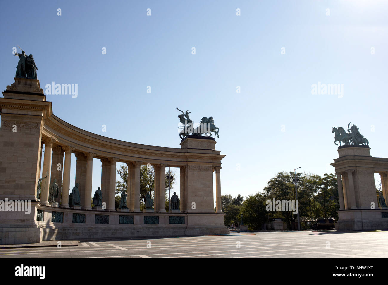 Hero Square in Hungary Stock Photo - Alamy