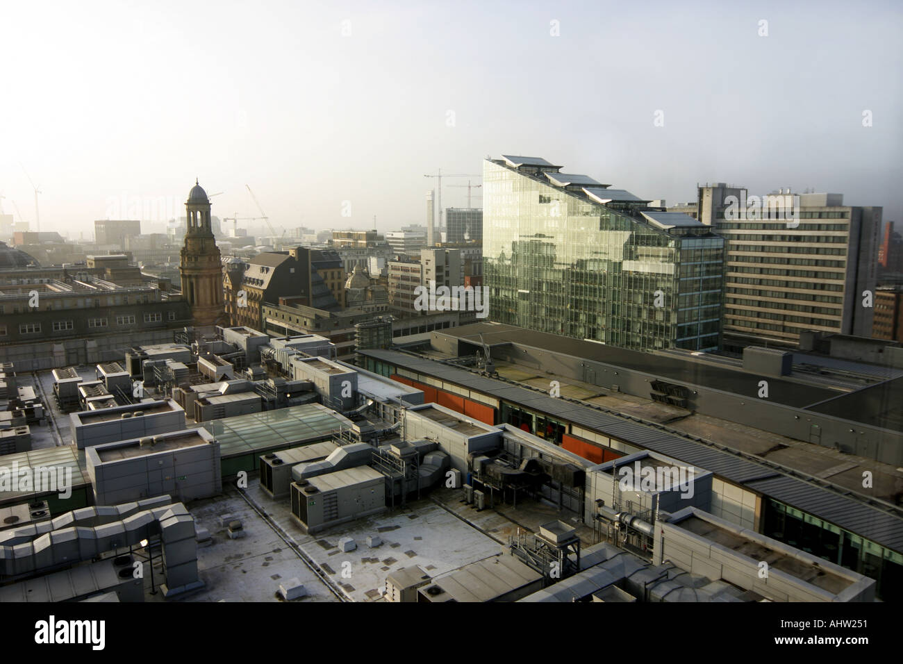 Manchester Cityscape including number 1 Deansgate UK Stock Photo - Alamy