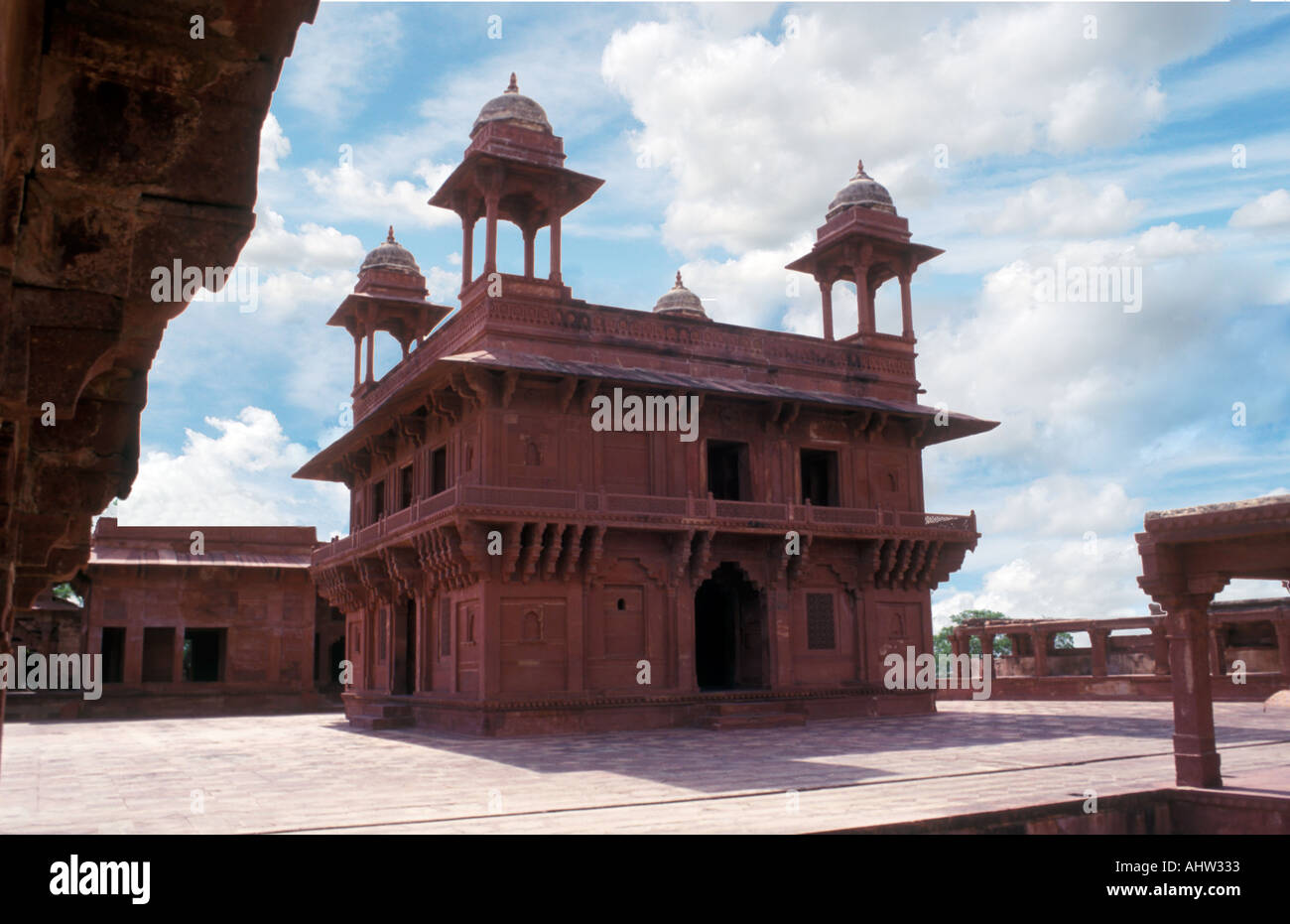 The Fort of Akbar the Great at Fatehpur Sikri in Rajasthan India Stock ...