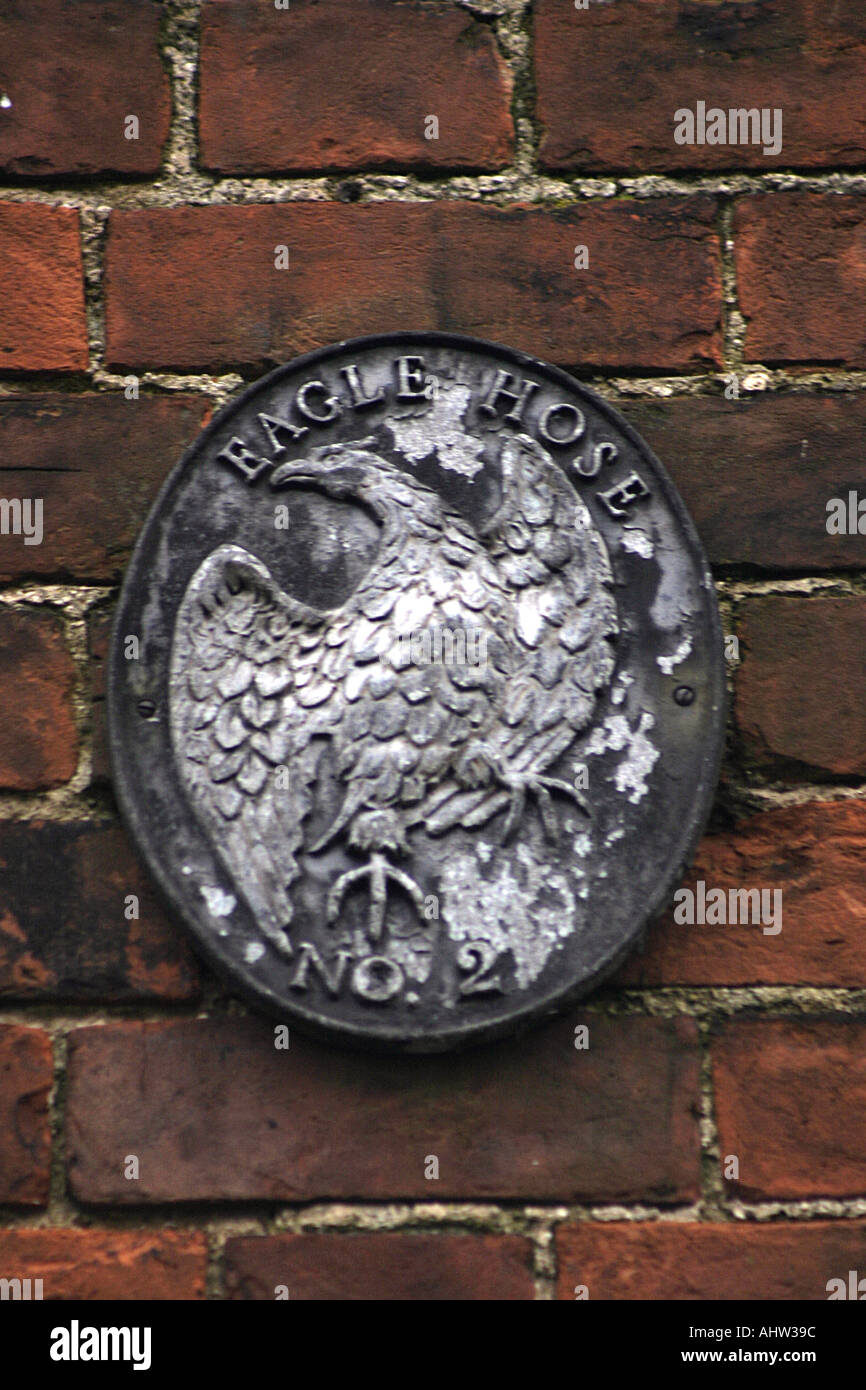 Uk insurance fire plaque hi-res stock photography and images - Alamy