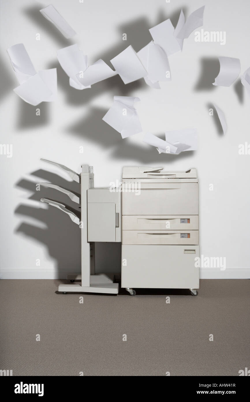 Flying paper hi-res stock photography and images - Alamy