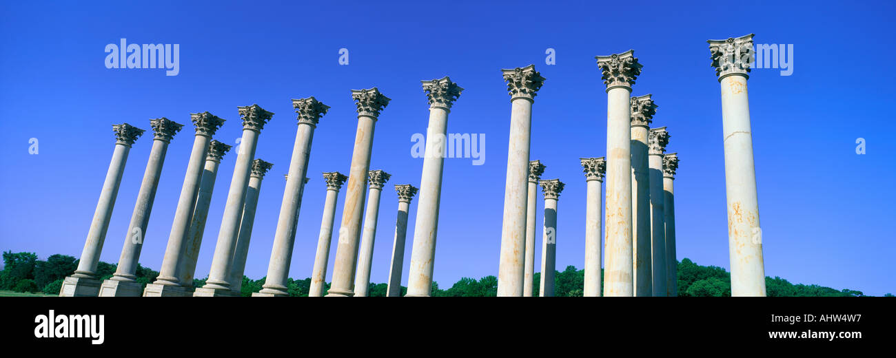 The Capitol Columns of the United States National Arboretum once ...