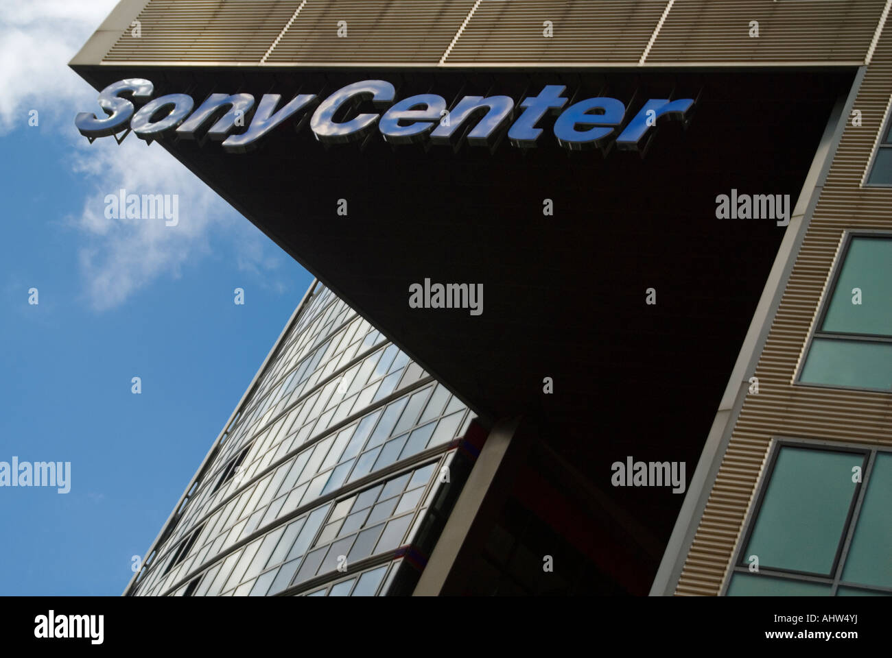 Horizontal view of one of the entrances into the spectacular Sony ...