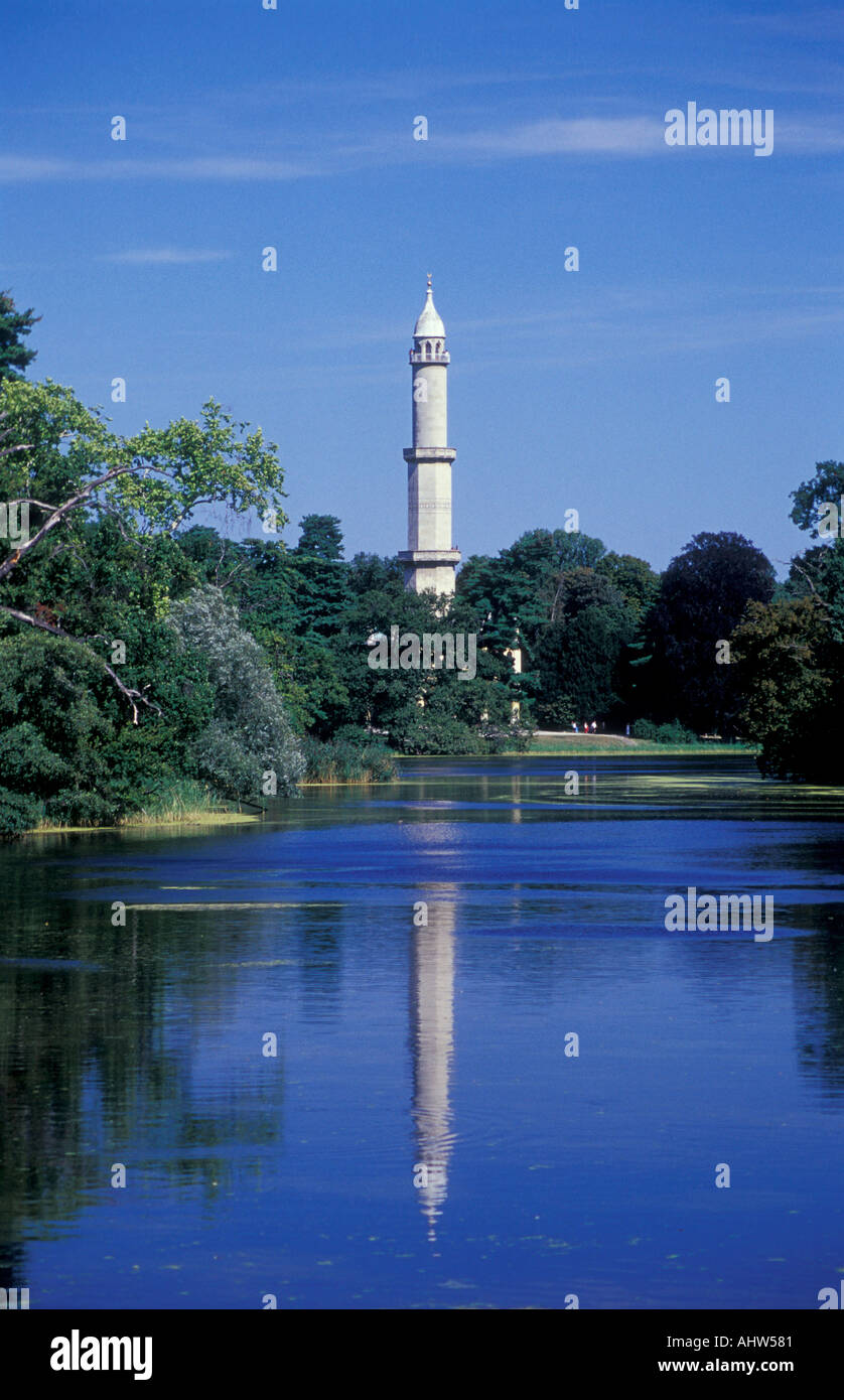 Moorish Minaret in the Lednice Valtice Cultural Landscape Area Czech ...