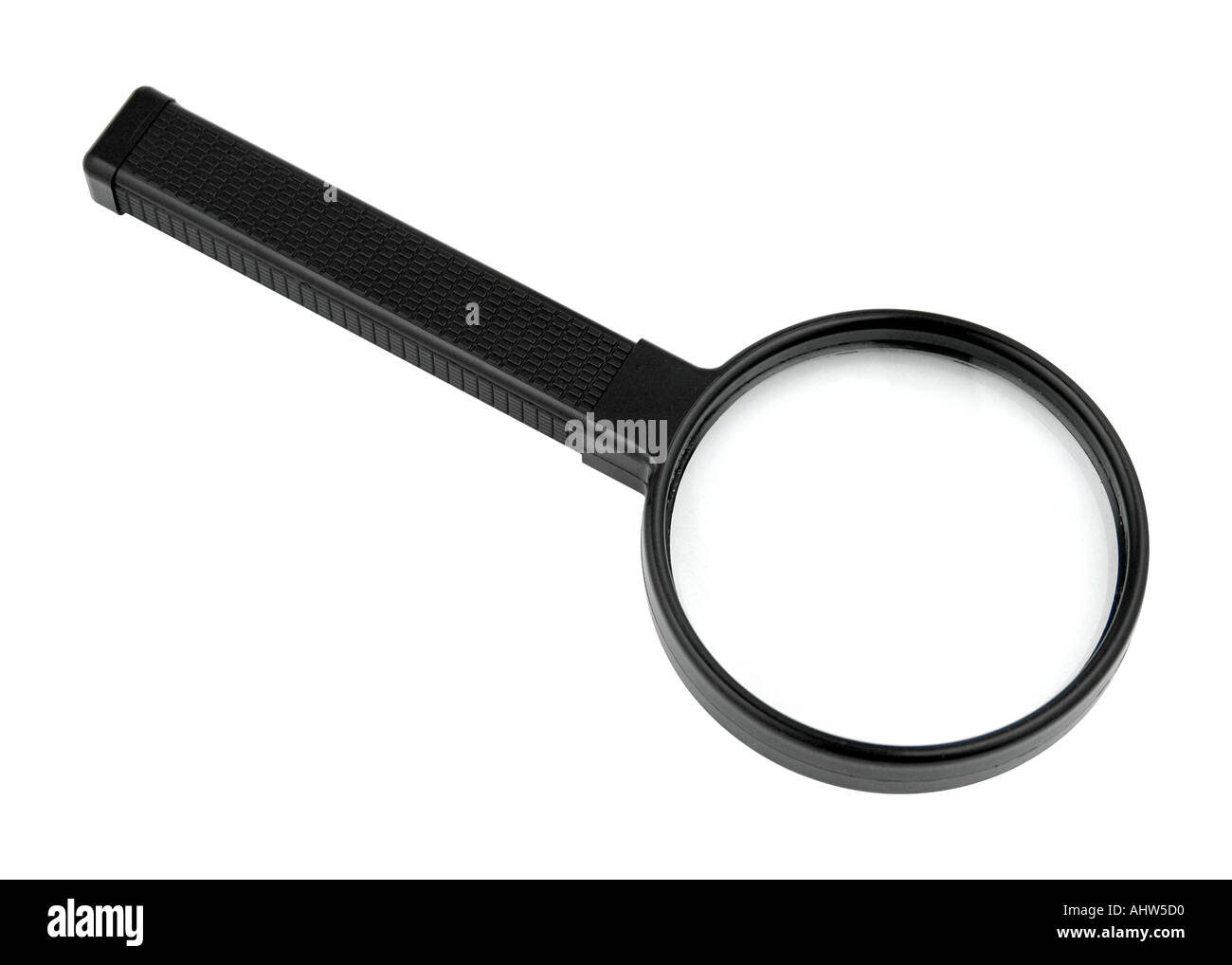 Magnifying glass on isolated Cut Out Stock Images & Pictures - Alamy