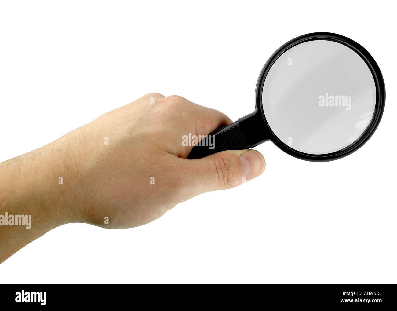 Hand glass black Cut Out Stock Images & Pictures - Alamy