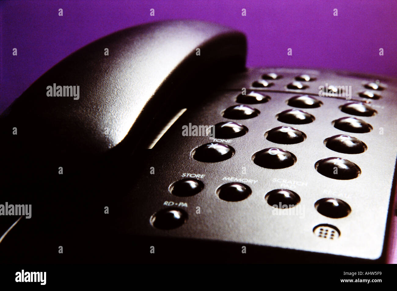 Purple handset hi-res stock photography and images - Alamy