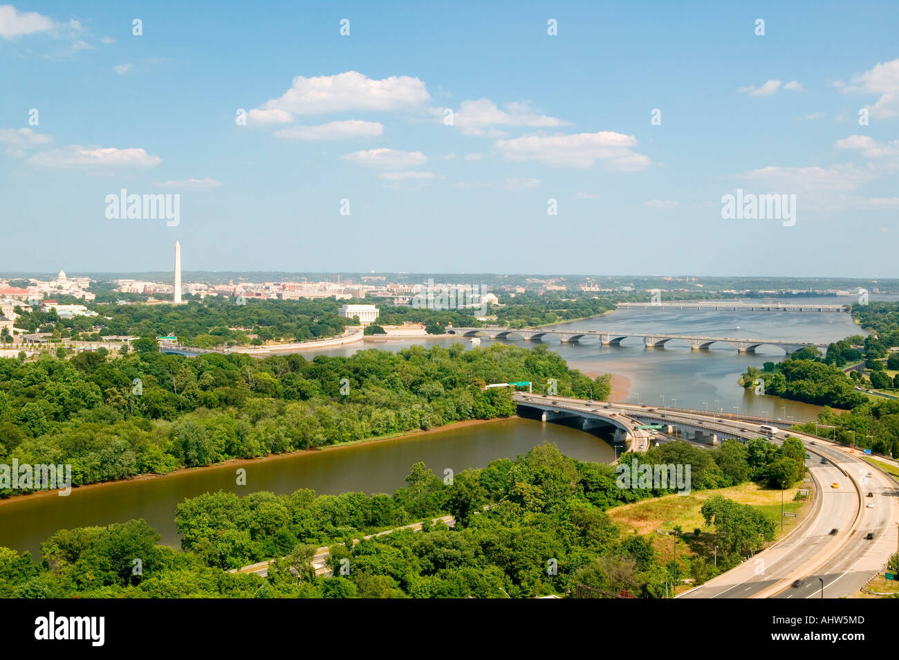 Aerial view potomac river hi-res stock photography and images - Alamy