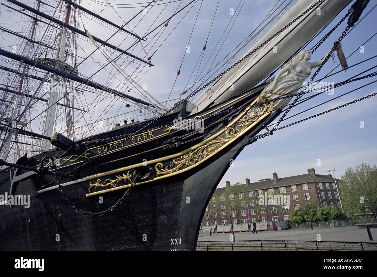 cutty sark greenwich before fire damage and restoration england uk gb ...