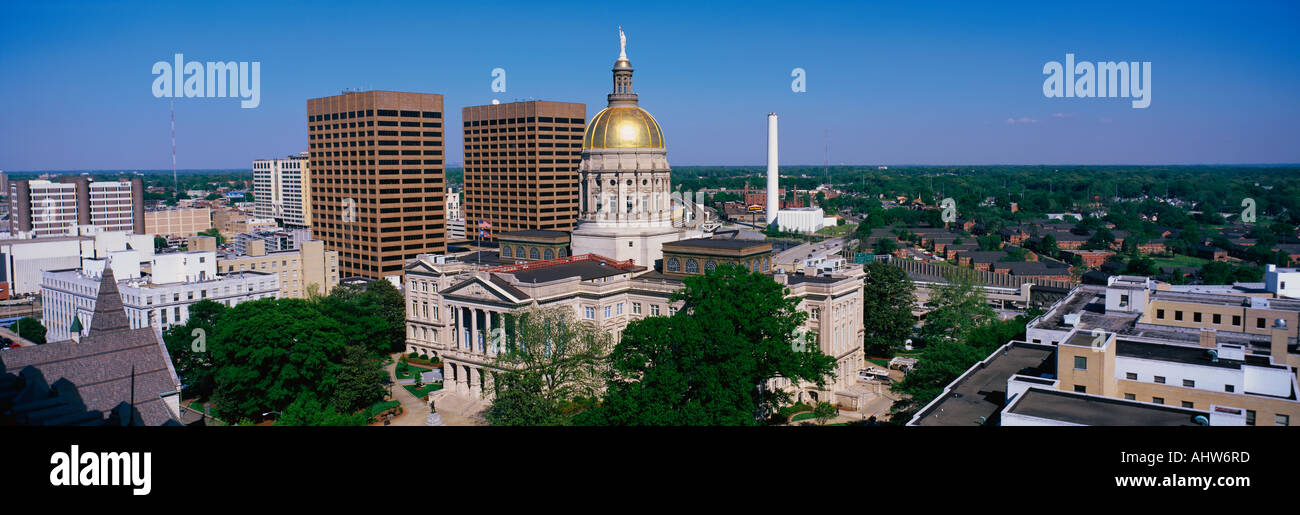 Georgia state capitol aerial hi-res stock photography and images - Alamy