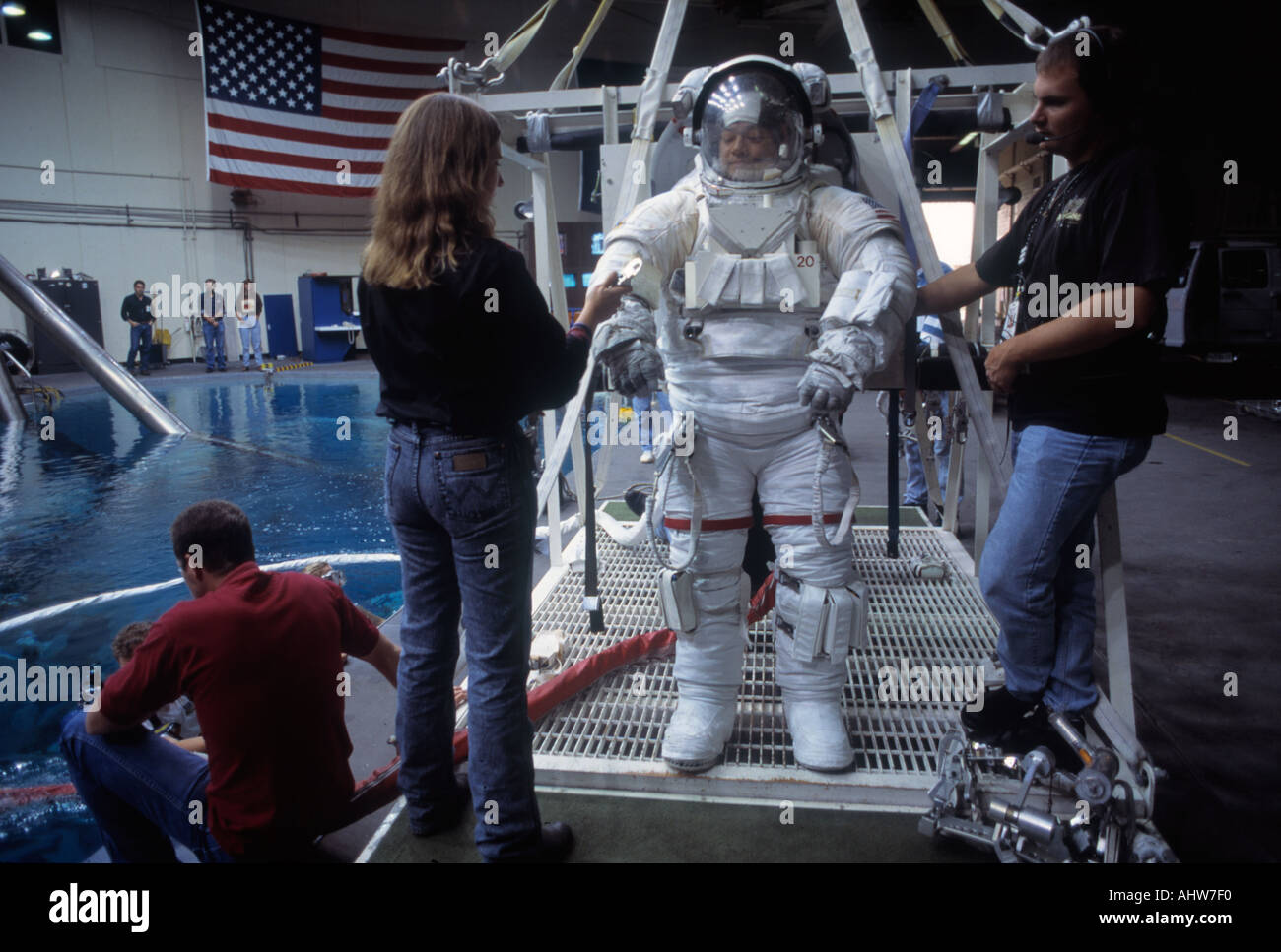 Astronaut Pool Training In Texas