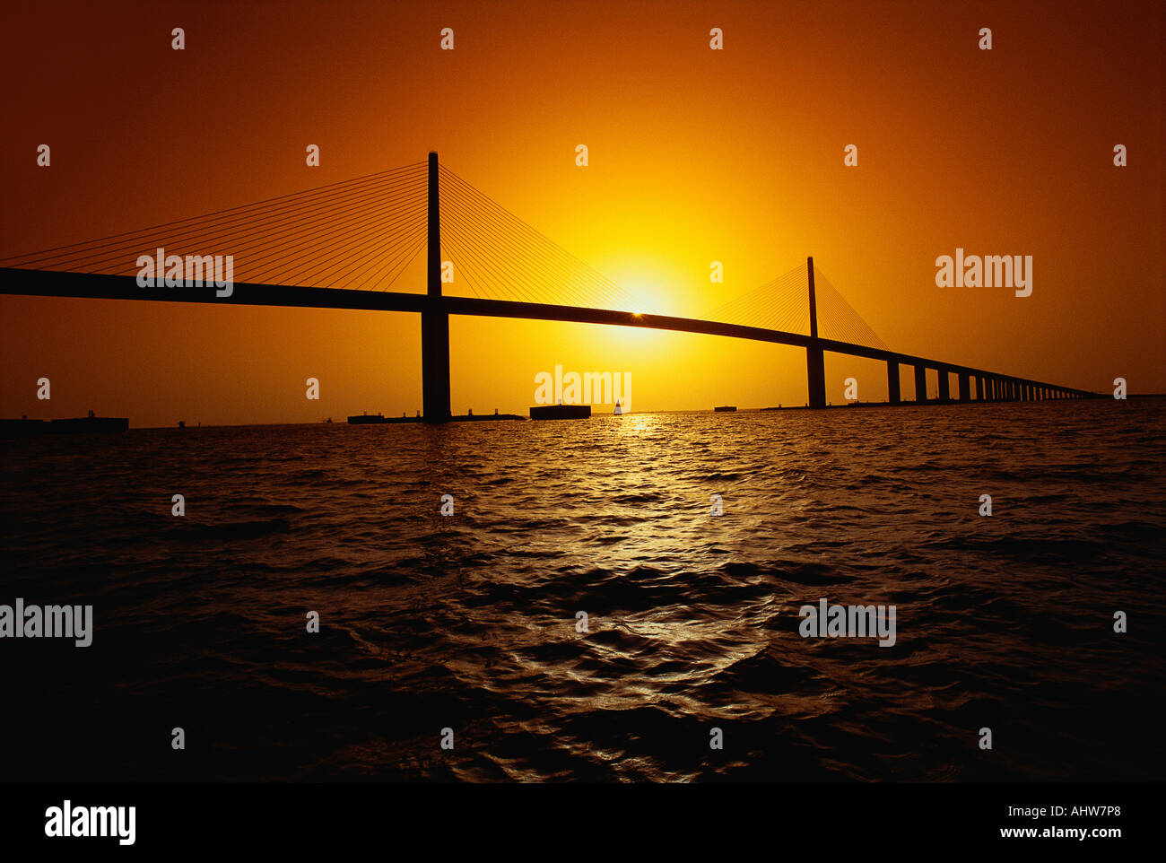 This is the Sunshine Bridge It is one of the longest suspension bridges ...