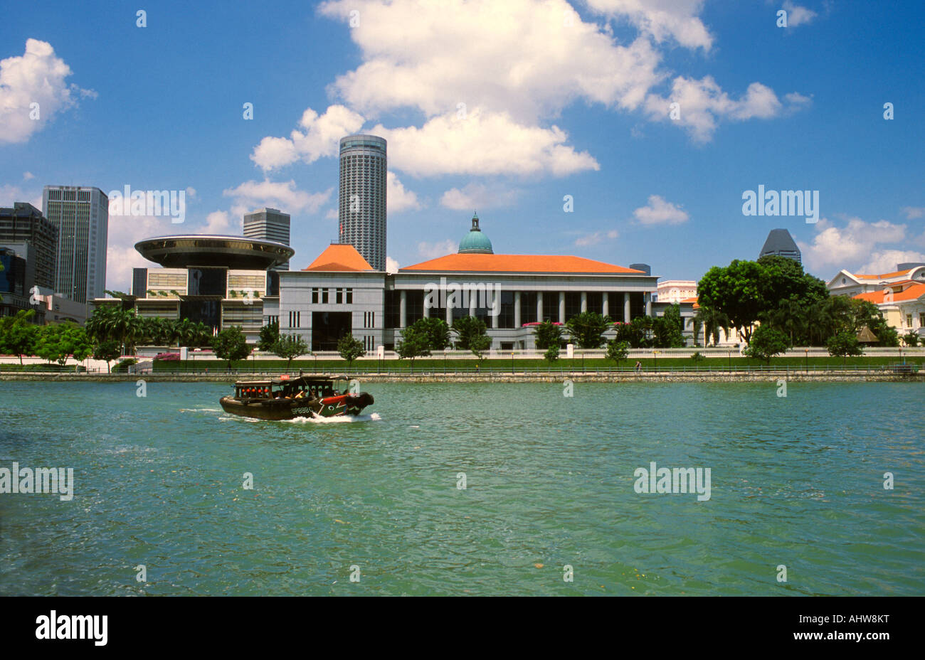Singapore River Boat Quay Stock Photo - Alamy
