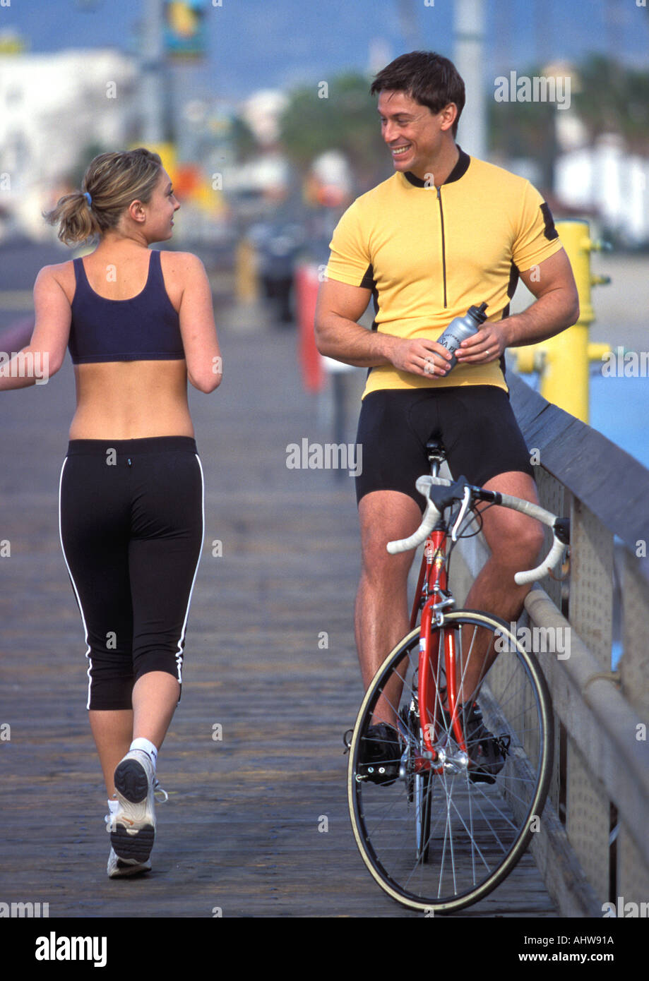 Exercise jog cycle hi-res stock photography and images - Alamy