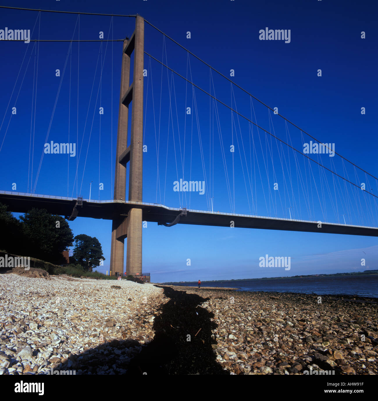 The Humber Bridge in England Stock Photo - Alamy