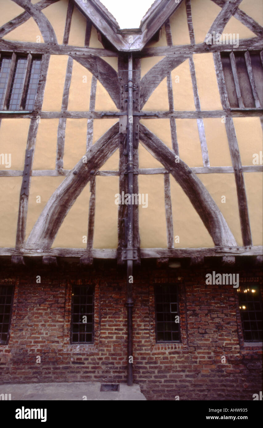 Medieval construction features of commercial building Stock Photo - Alamy