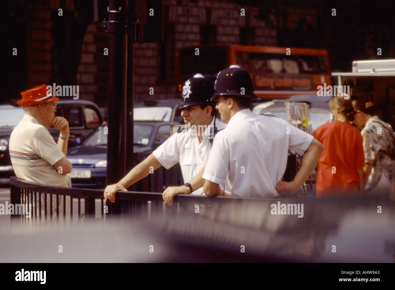 London Police hard at work Stock Photo - Alamy