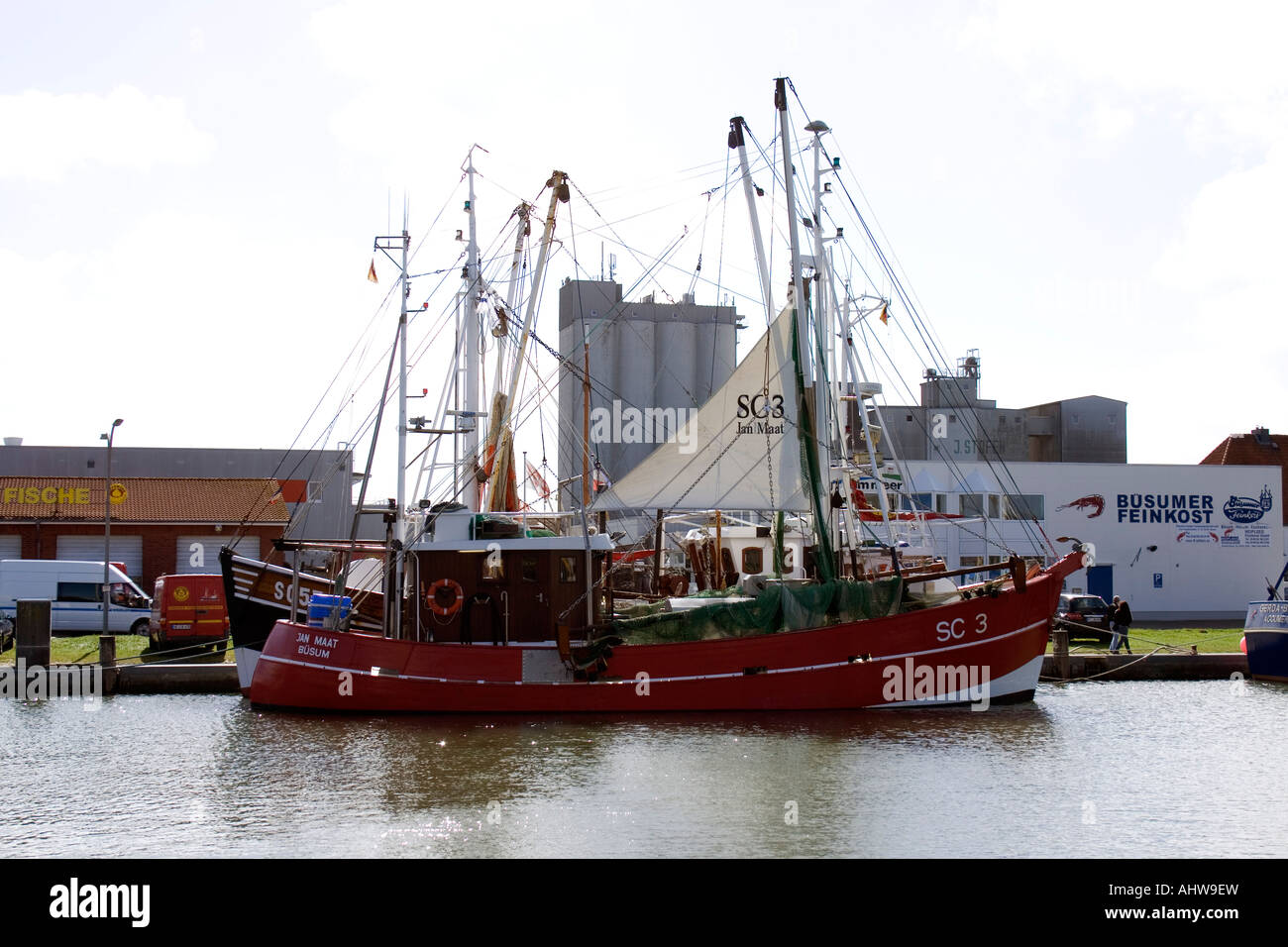 Fishing Boats In Buesum Stock Photo - Alamy