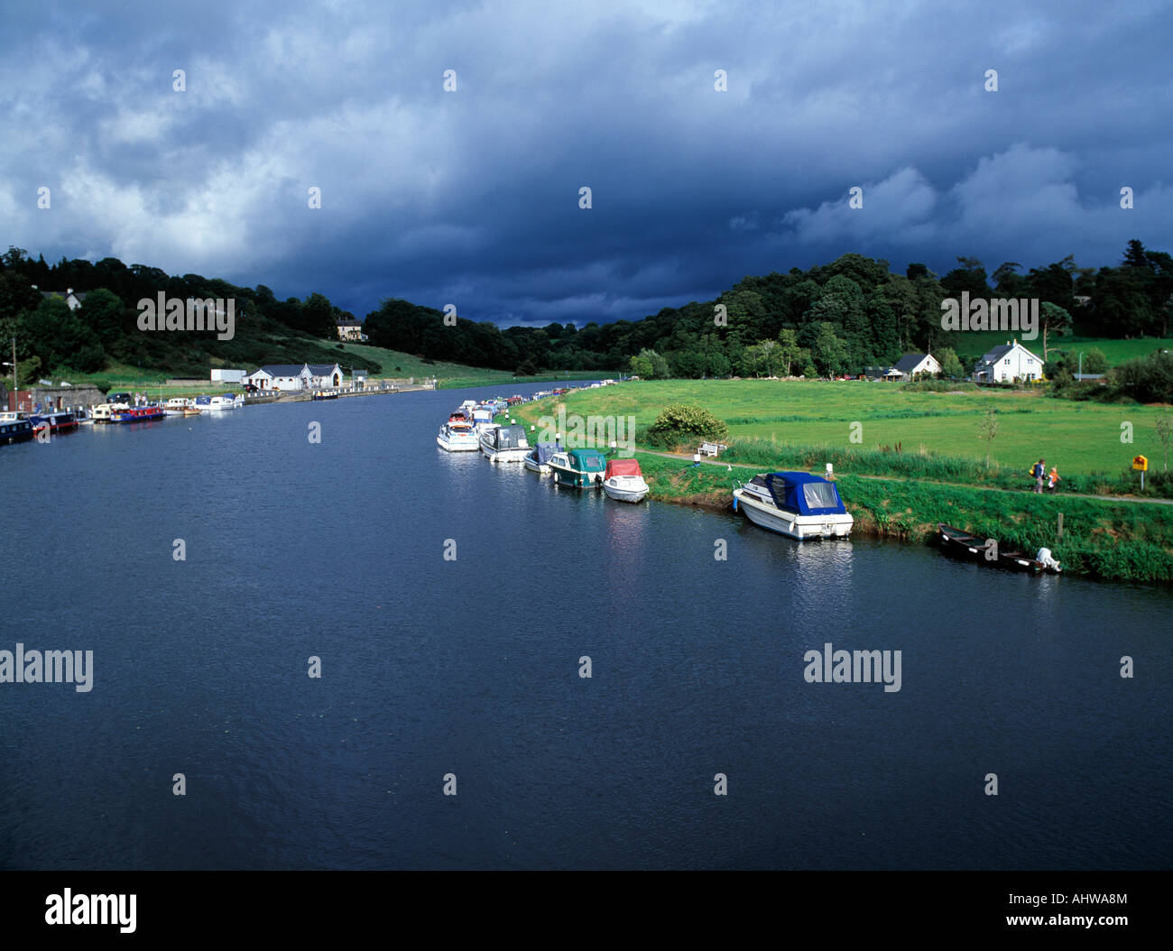 irish inland river Stock Photo - Alamy