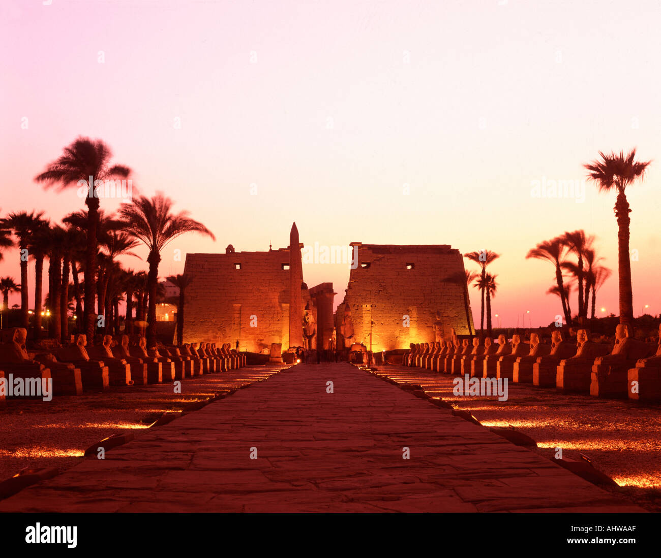 Luxor Temple, Luxor, Egypt Stock Photo - Alamy