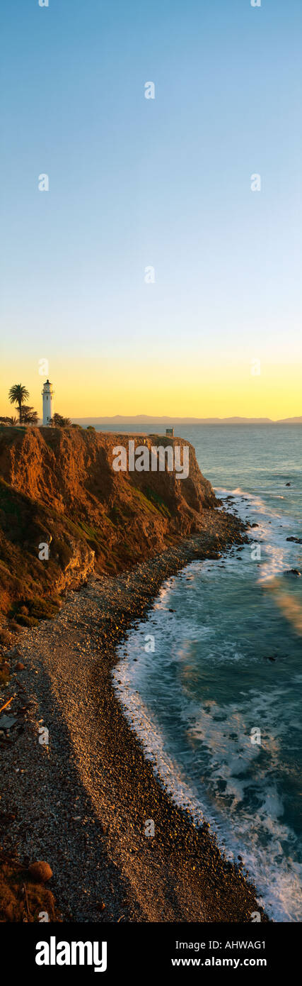 This is the Point Vicente Lighthouse at San Pedro Harbor It shows the ...