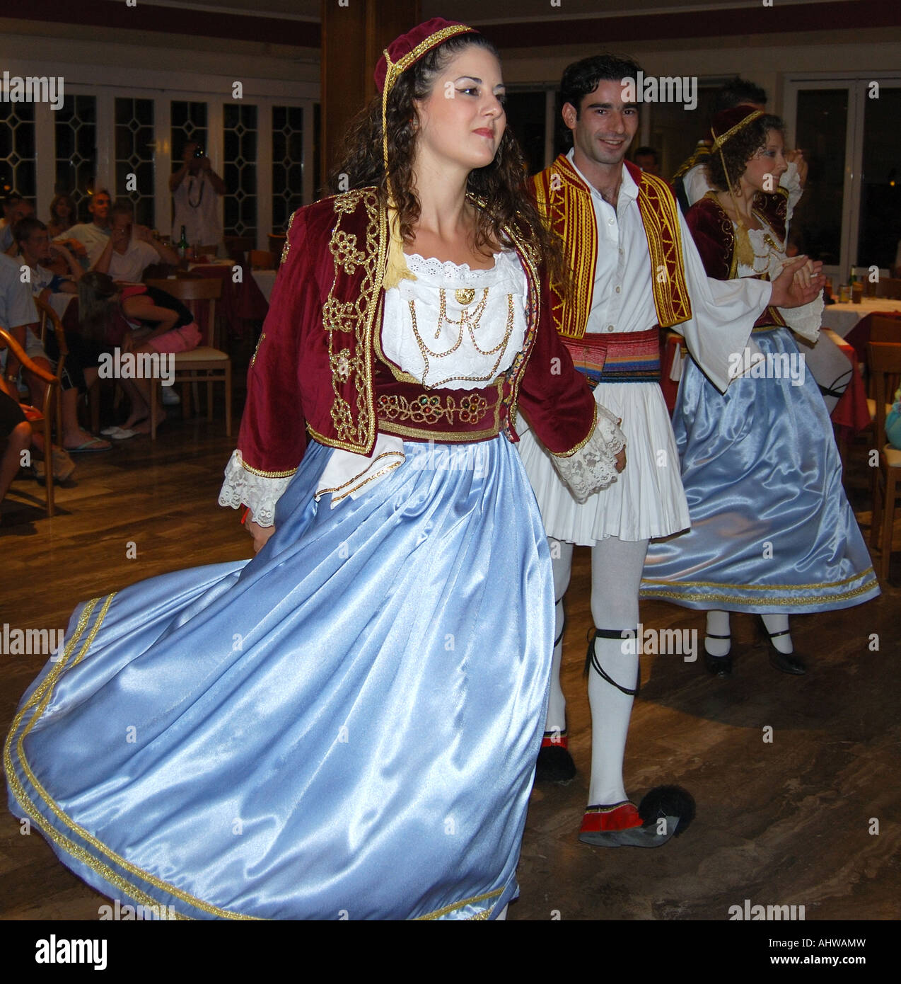 Greek dancers, Sidari, Corfu, Ionian Islands, Greece Stock Photo - Alamy