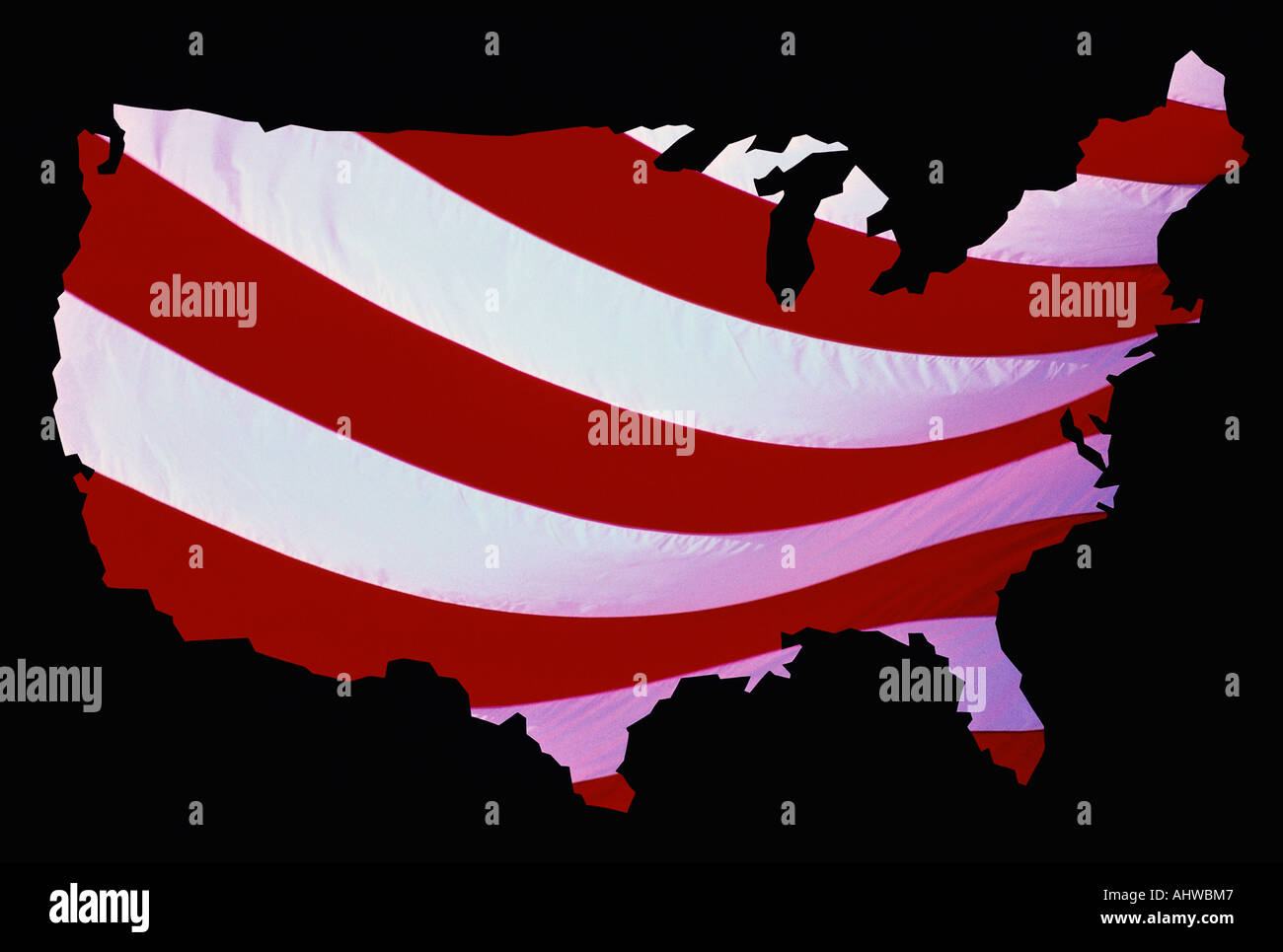 Map inside flag hi-res stock photography and images - Alamy