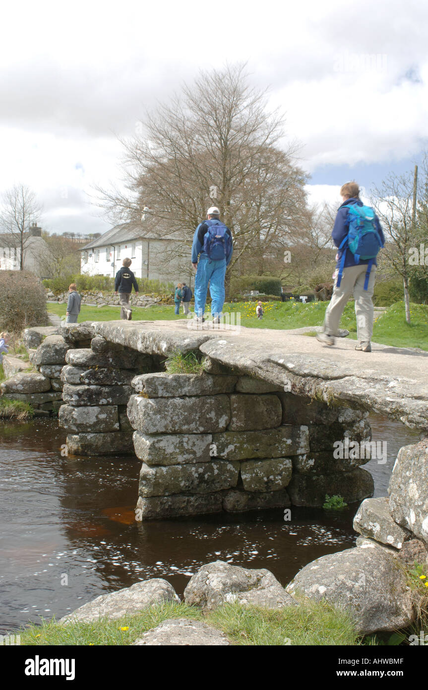 Postbridge Dartmoor National Park Devon Stock Photo - Alamy