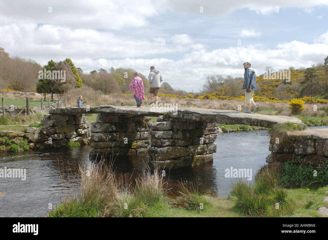 Postbridge Dartmoor National Park Devon Stock Photo - Alamy