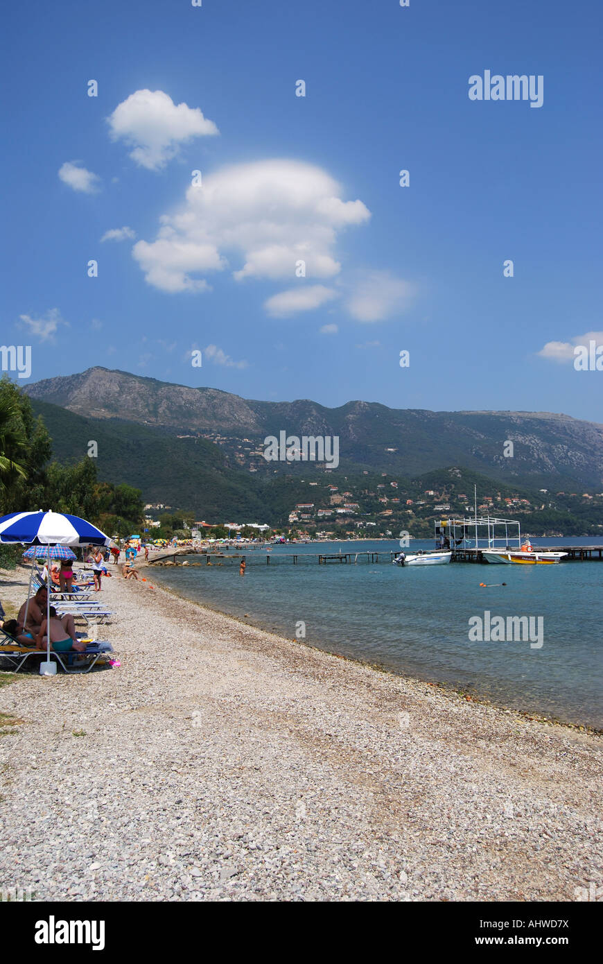 Ipsos Beach, Ipsos, Corfu, Ionian Islands, Greece Stock Photo - Alamy