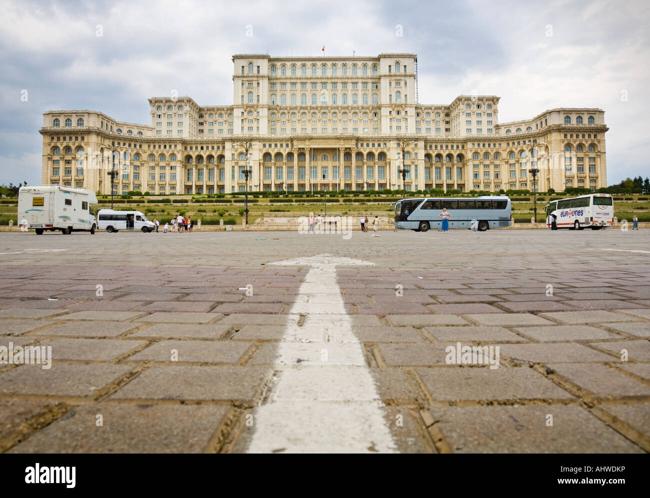 The Palace of the Parliament at Bucharest / Romania Stock Photo - Alamy