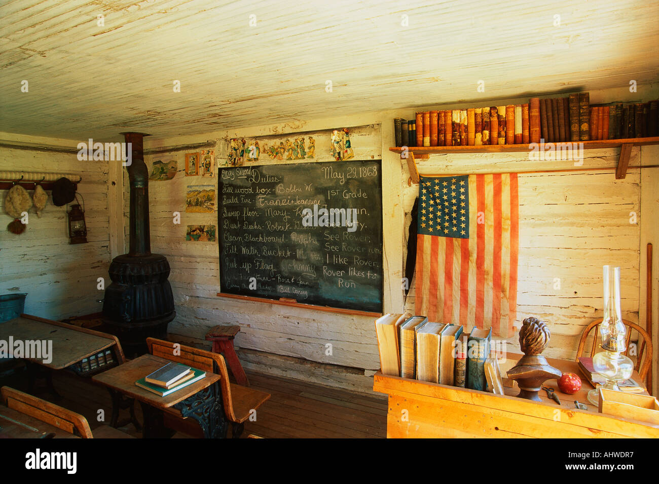 One room school house historic hi-res stock photography and images - Alamy