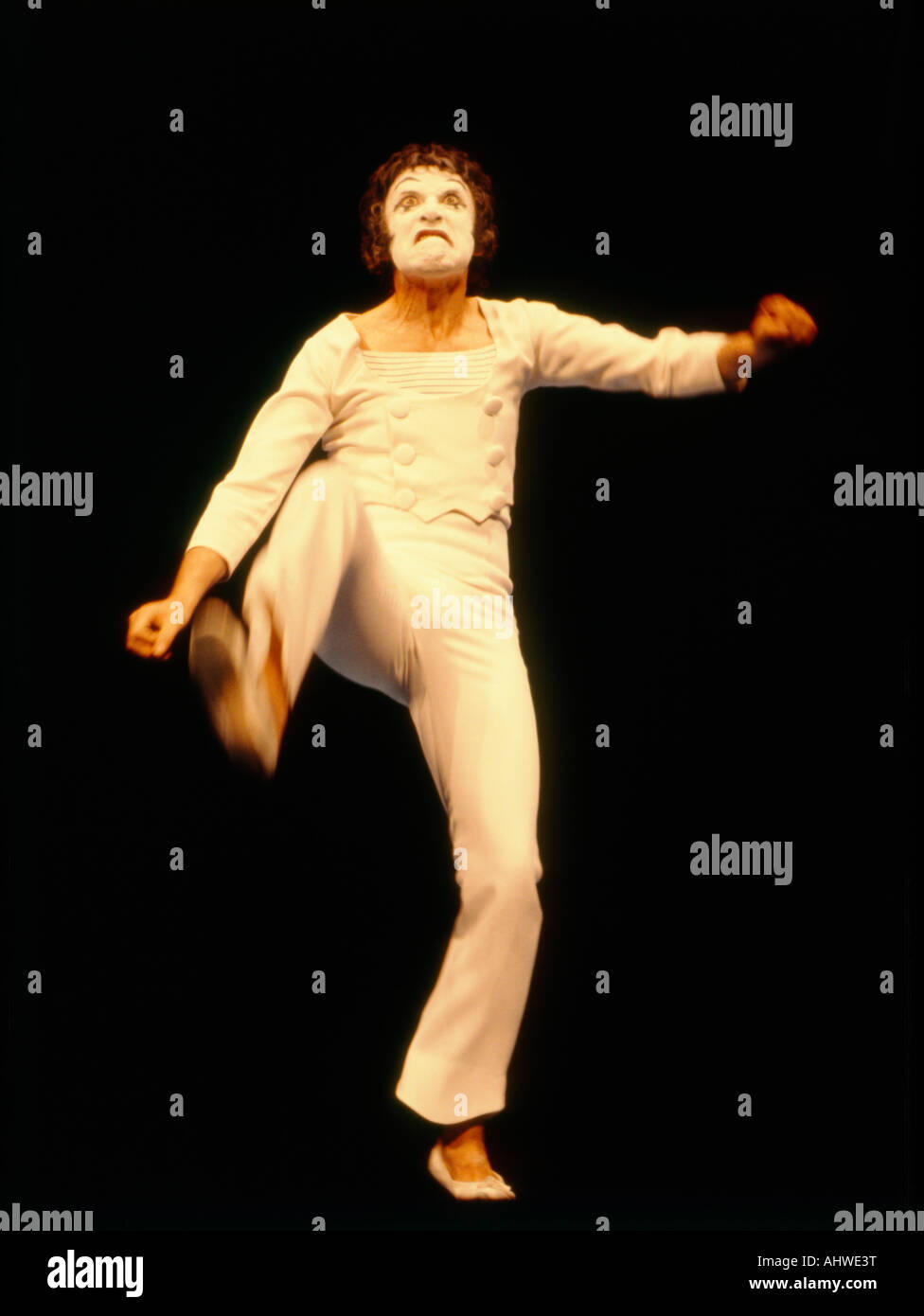 famed french mime artist marcel marceau Stock Photo - Alamy