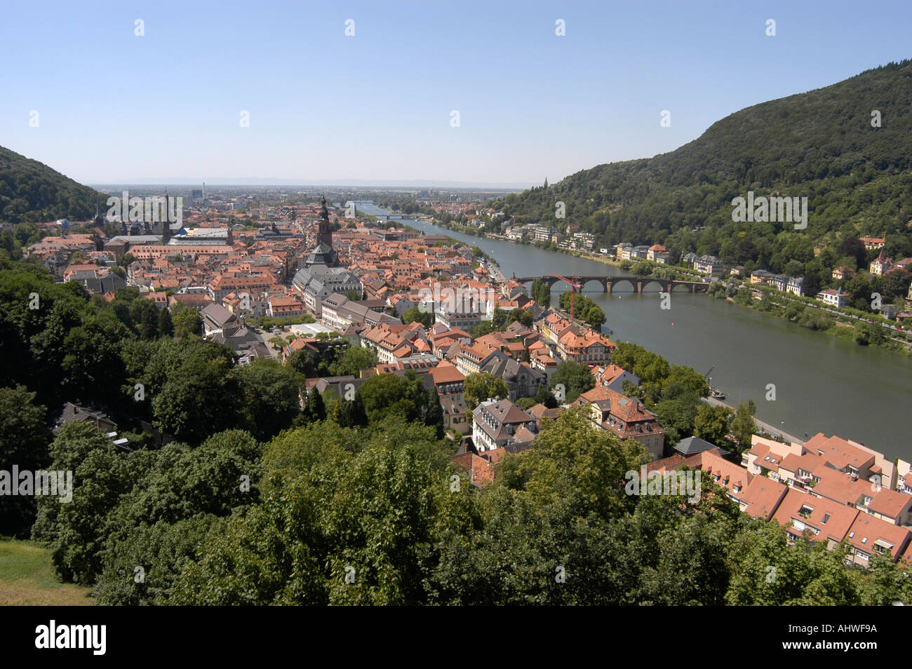 View heidelberg from castle hi-res stock photography and images - Alamy