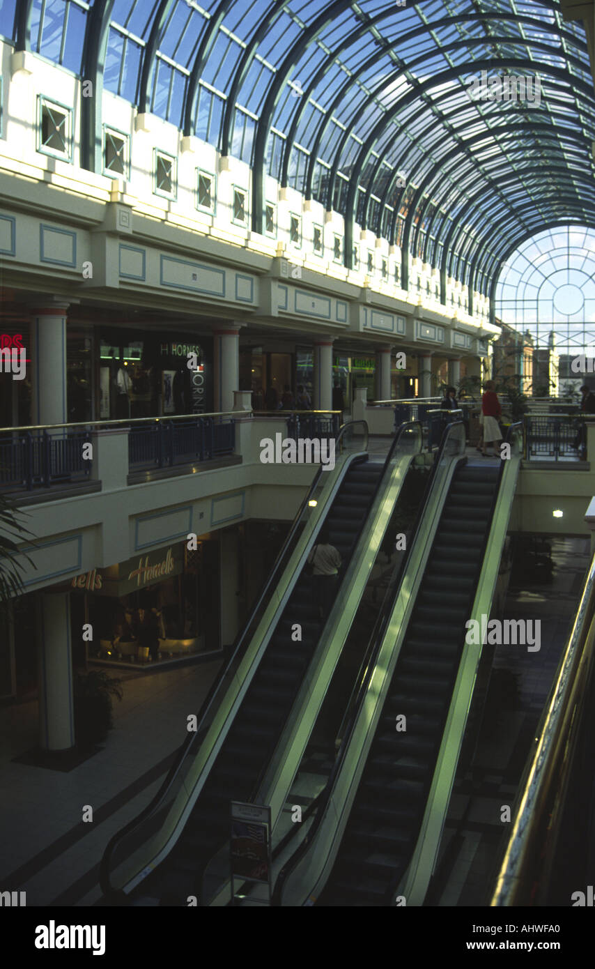 Interior of the Royal Priors Shopping Centre Leamington Spa ...