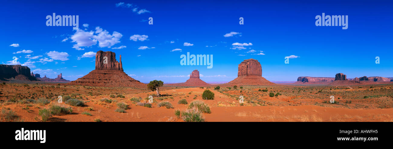 This is a 360 degree panoramic image of Monument Valley Navajo Tribal ...