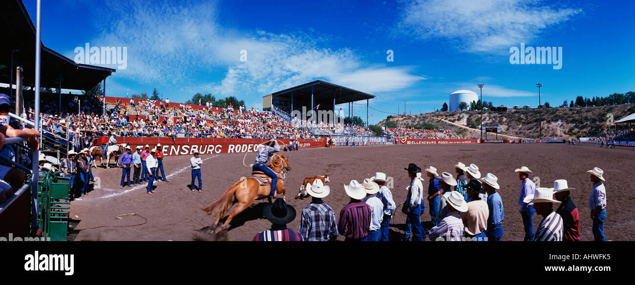 This is the 75th Ellensburg Rodeo that took place on Labor Day 1997 The ...