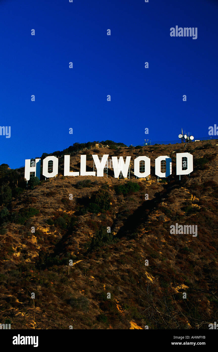 This is the Hollywood Sign in morning light Stock Photo - Alamy