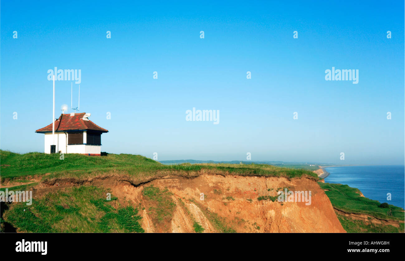 Skelding Hill and Coastal Watch Lookout at Sheringham, Norfolk, UK ...