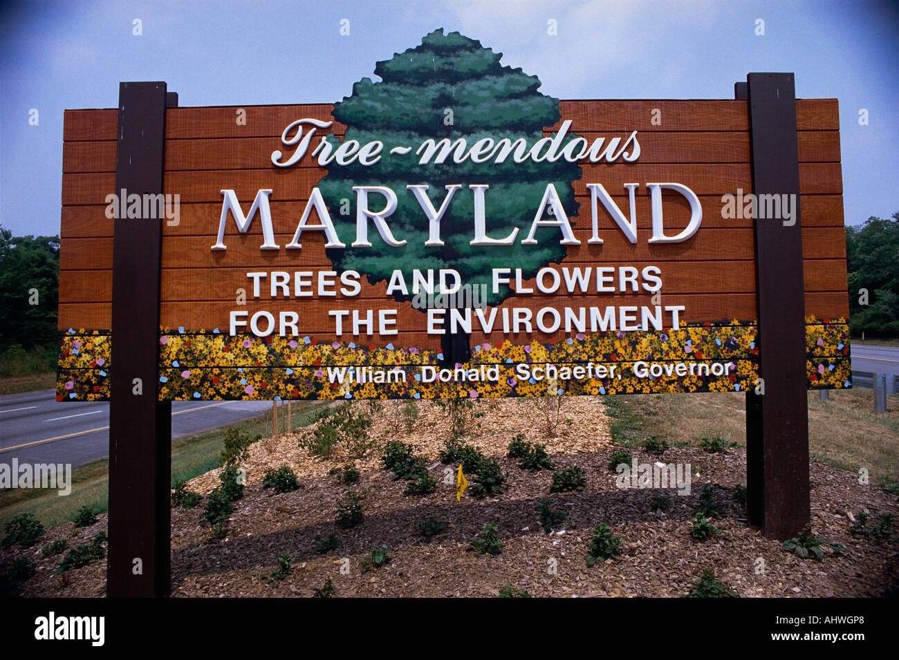 Welcome to maryland road hi-res stock photography and images - Alamy