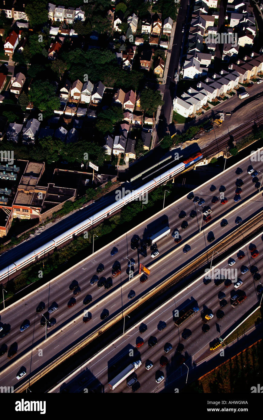 Illinois chicago interstate 90 94 hi-res stock photography and images ...
