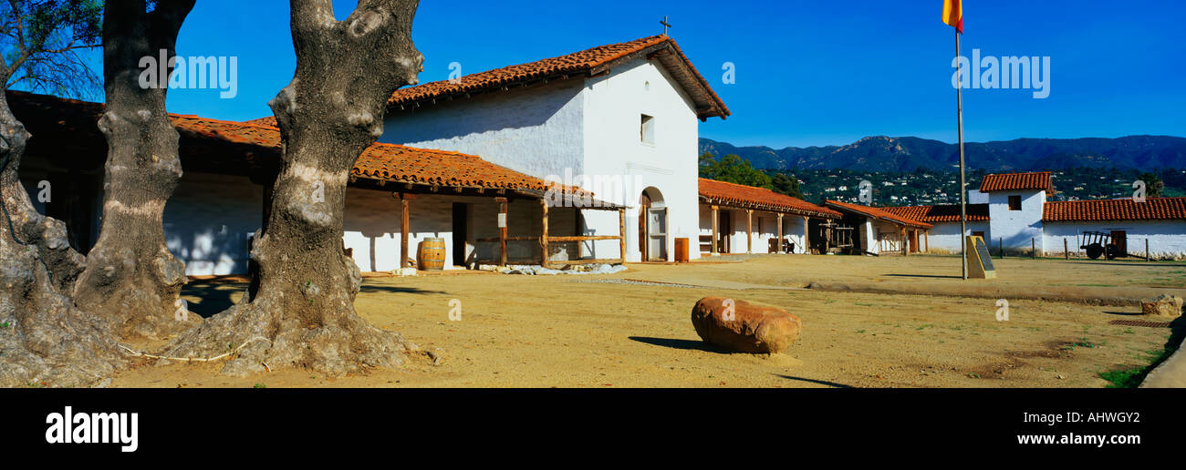 This is the El Presidio building in Santa Barbara It is a historic ...
