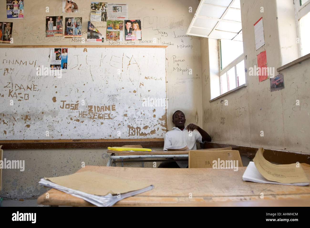 Pupil in class at a school in Namibia, southern Africa Stock Photo - Alamy
