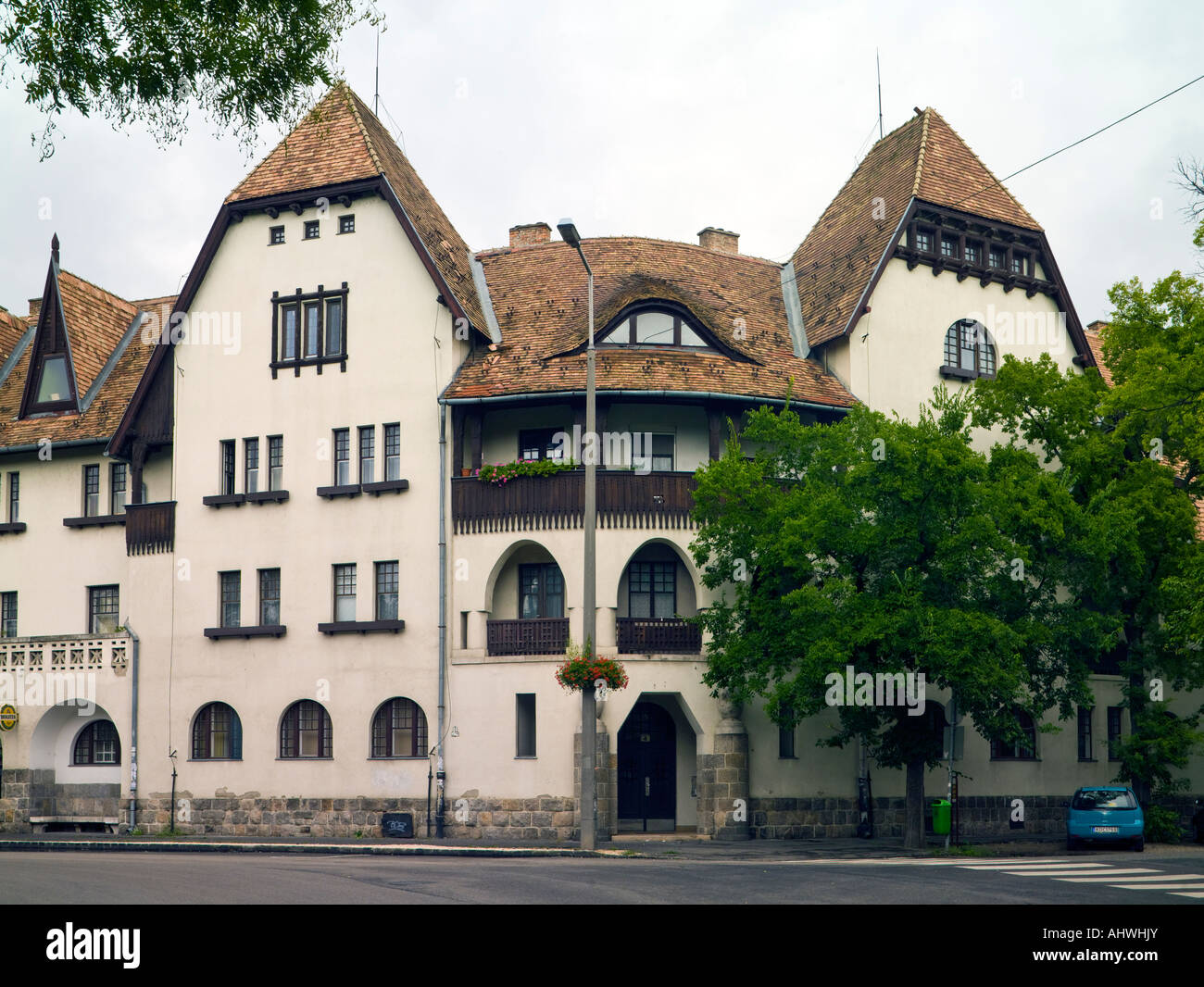 Wekerle Estate, Kispest, Budapest, Hungary Stock Photo - Alamy