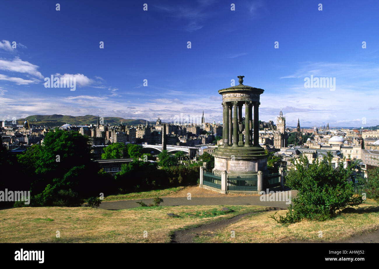Edinburgh from Calton Hill Stock Photo - Alamy