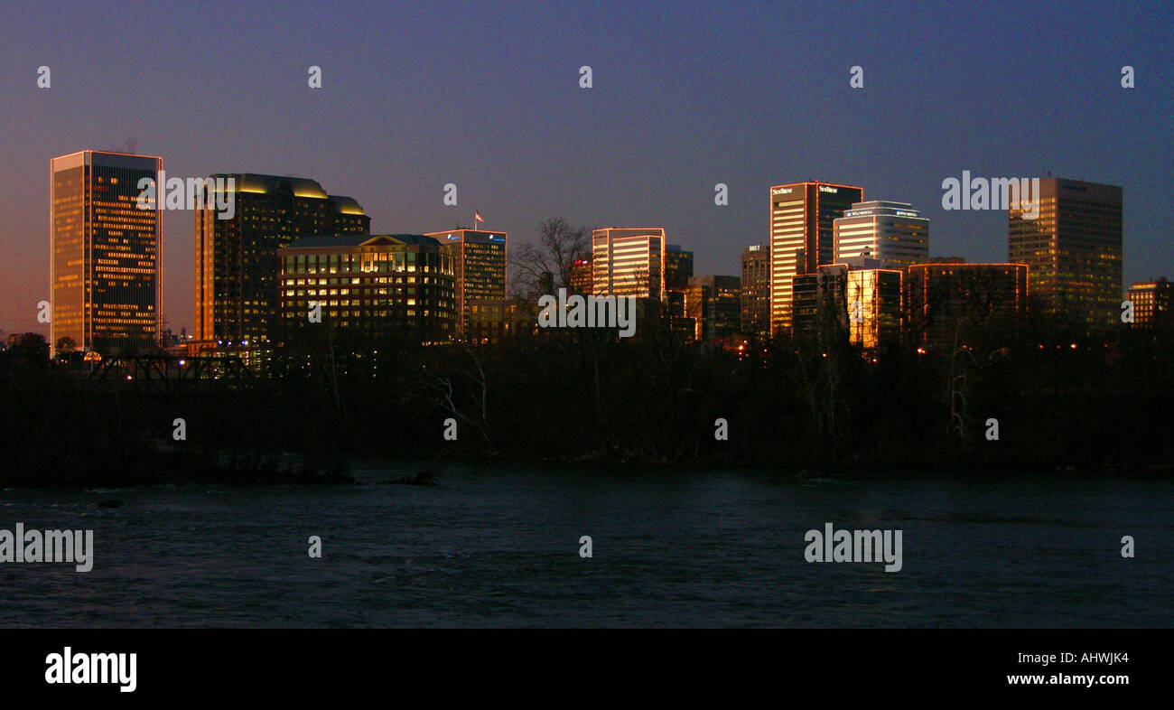 Richmond downtown skyscrapers hi-res stock photography and images - Alamy