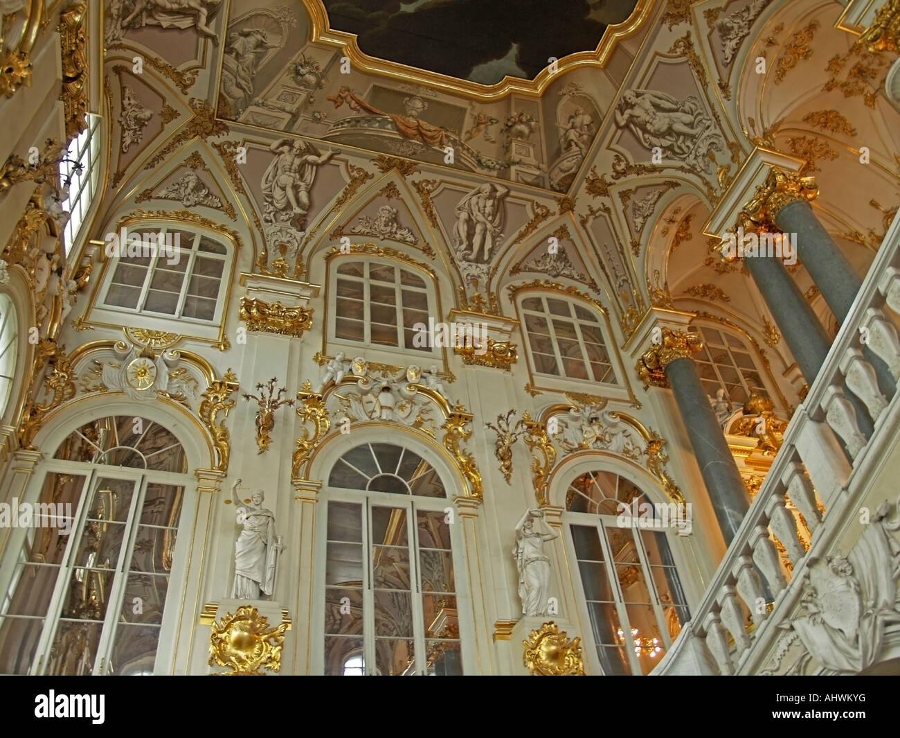 Jordan staircase hermitage hi-res stock photography and images - Alamy