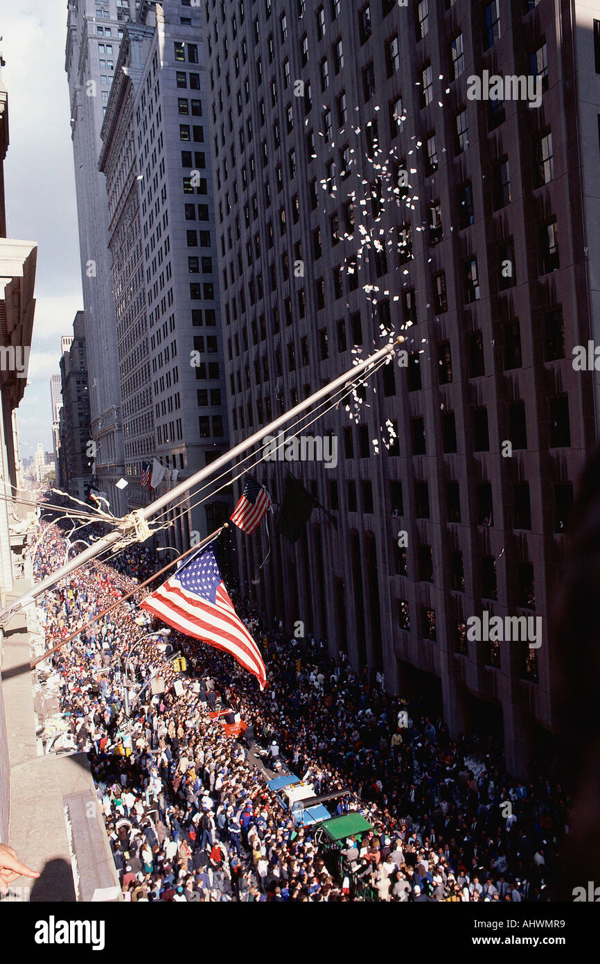 Crowd watching parade Stock Photo - Alamy