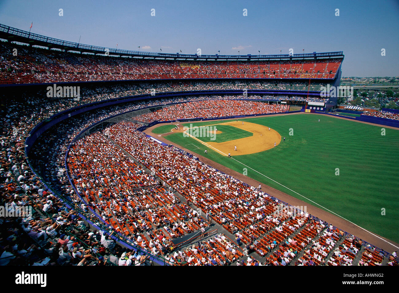 Interior of baseball stadium Stock Photo - Alamy